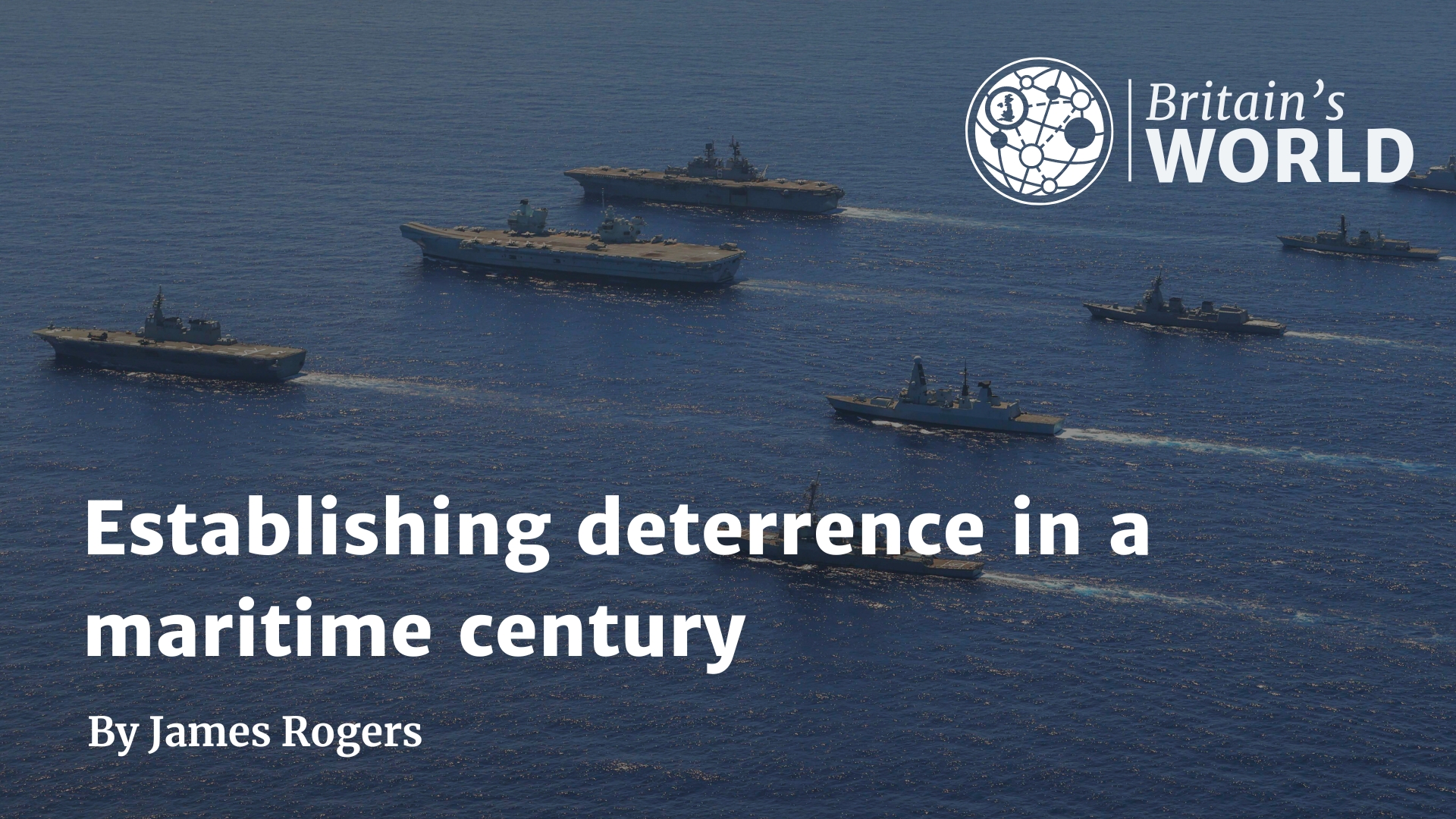 Establishing deterrence in a maritime century