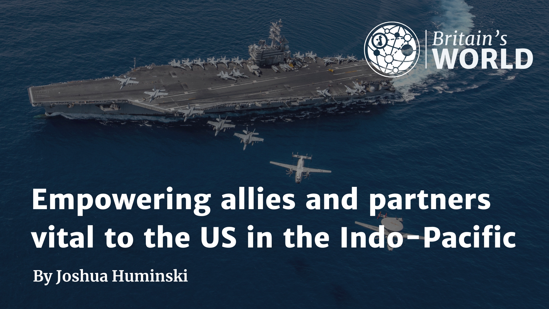 Empowering allies and partners vital to the US in the Indo-Pacific