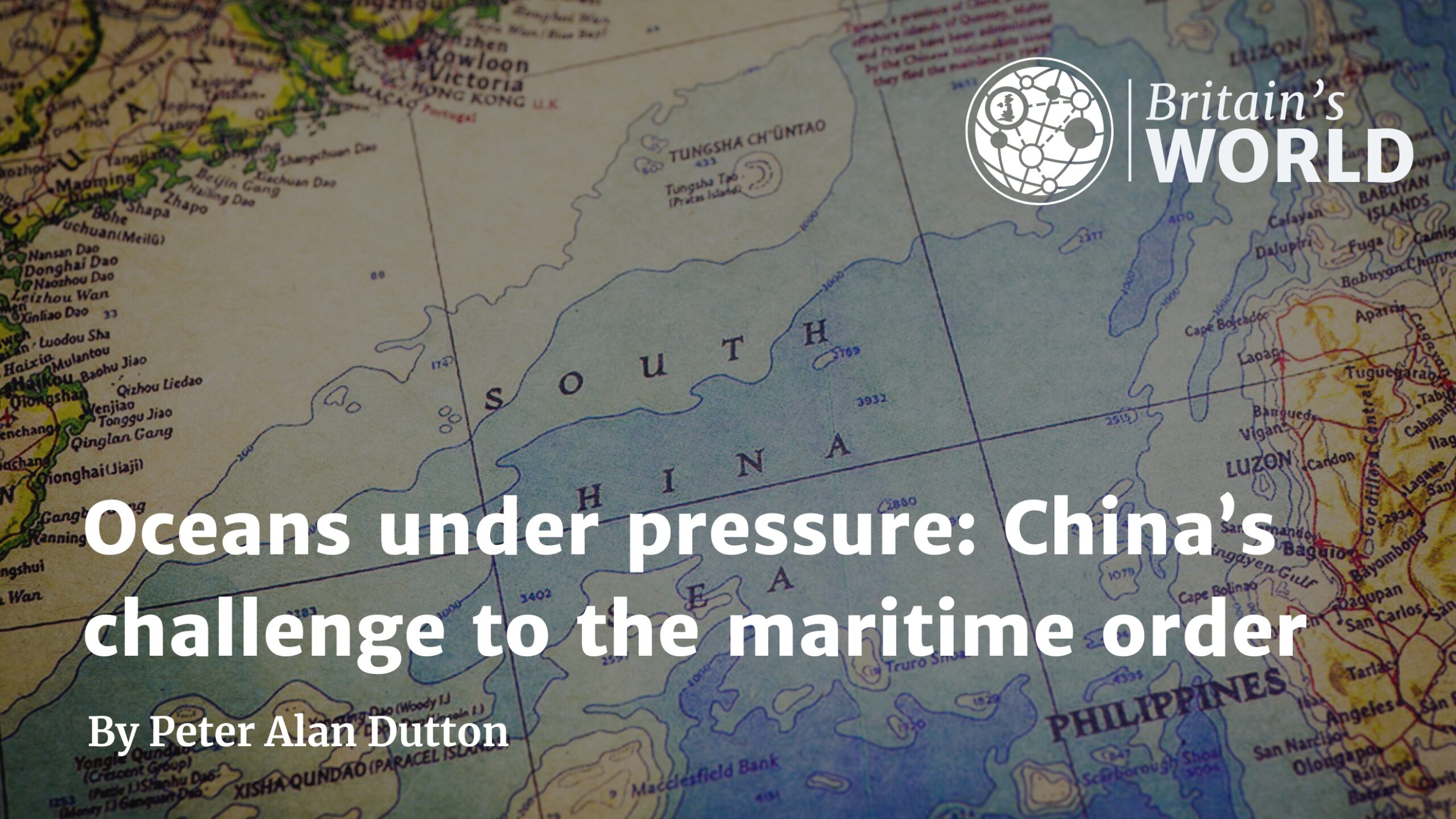 Oceans under pressure: China’s challenge to the maritime order