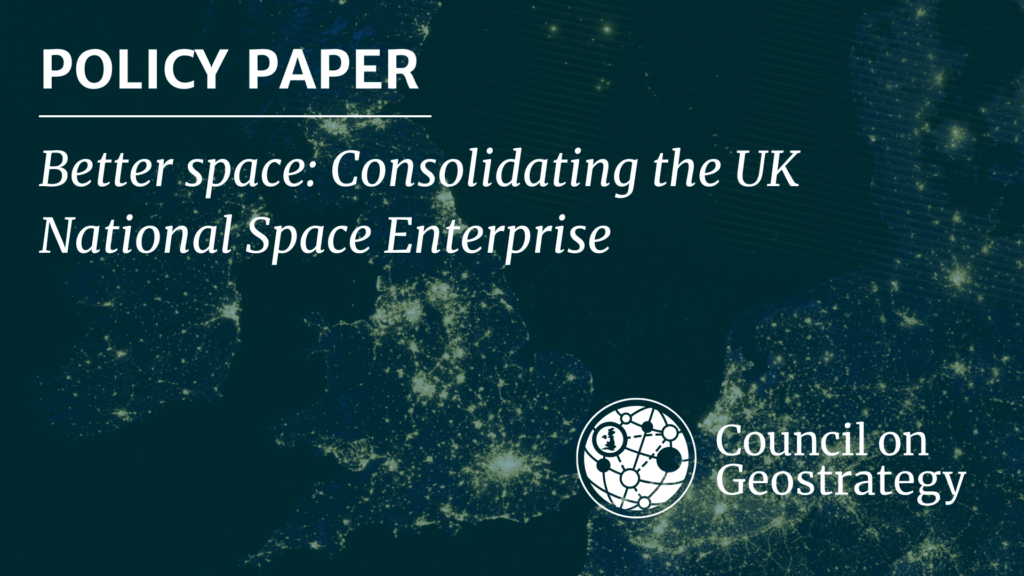 Better space: Consolidating the UK National Space Enterprise - Council ...