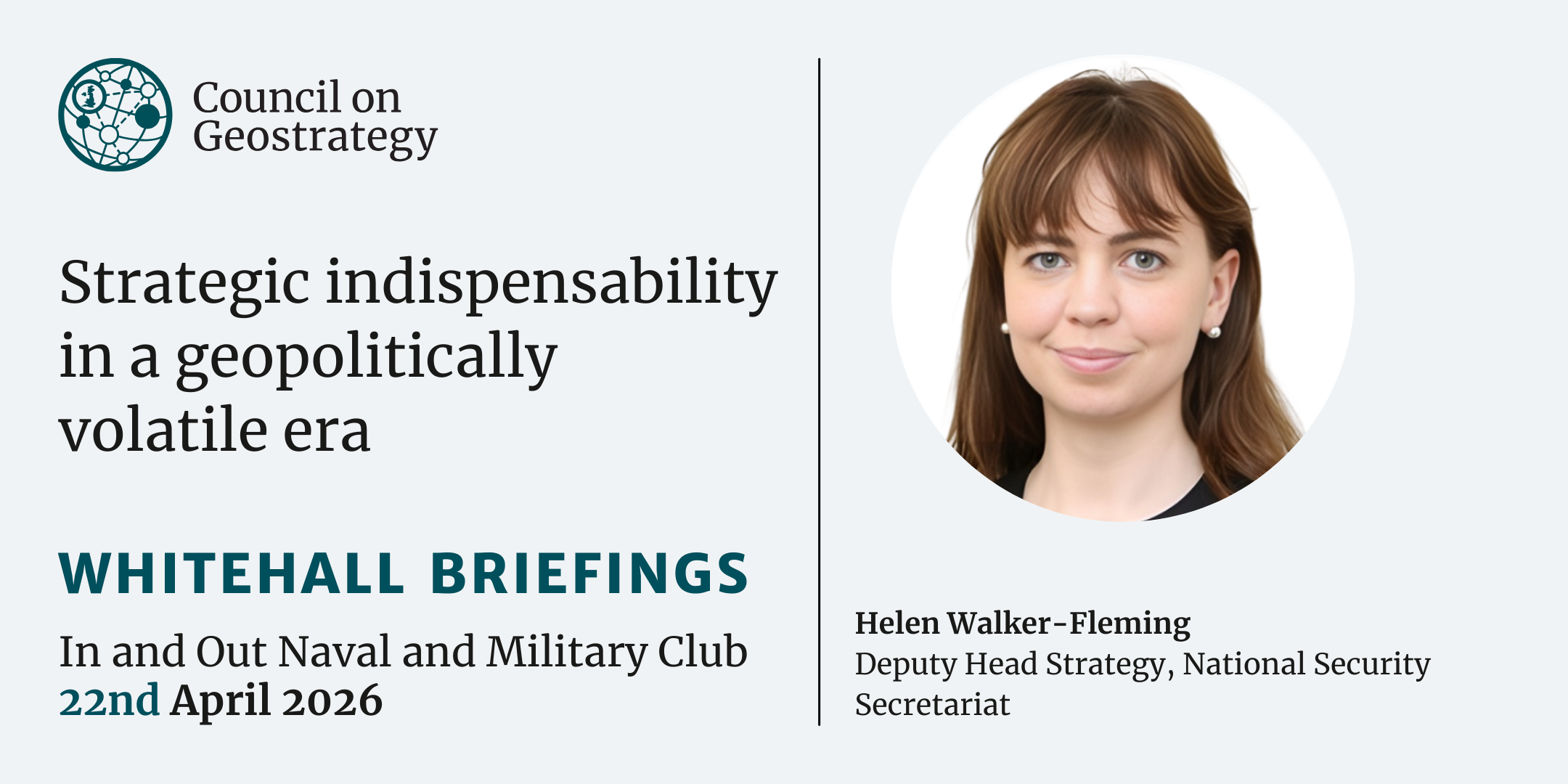 Strategic indispensability in a geopolitically volatile era – Council ...